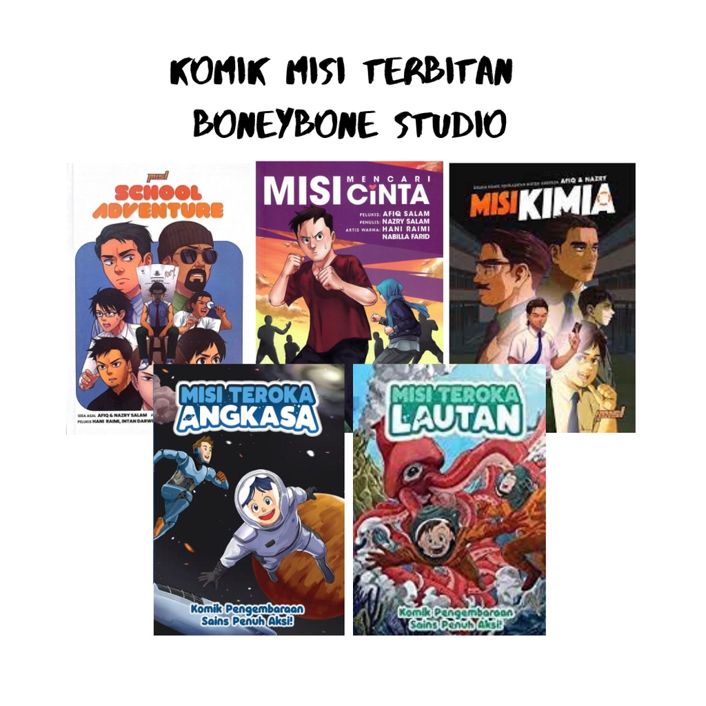 KOMIK: Misi School Adventure l Misi Mencari Cinta l Misi Kimia l Misi ...