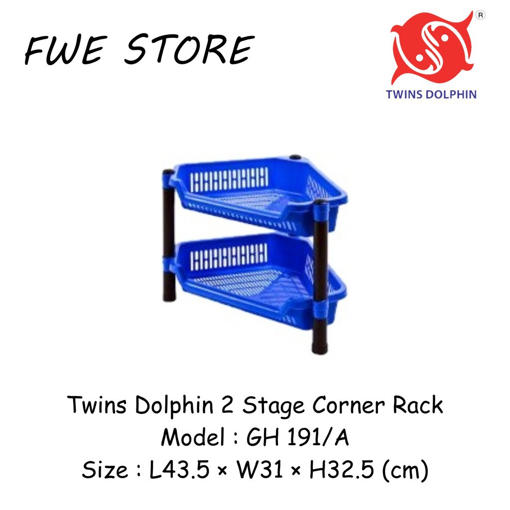 Twins Dolphin Corner Rack / Triangle Rack / Kitchen Rack / Toilet Rack ...