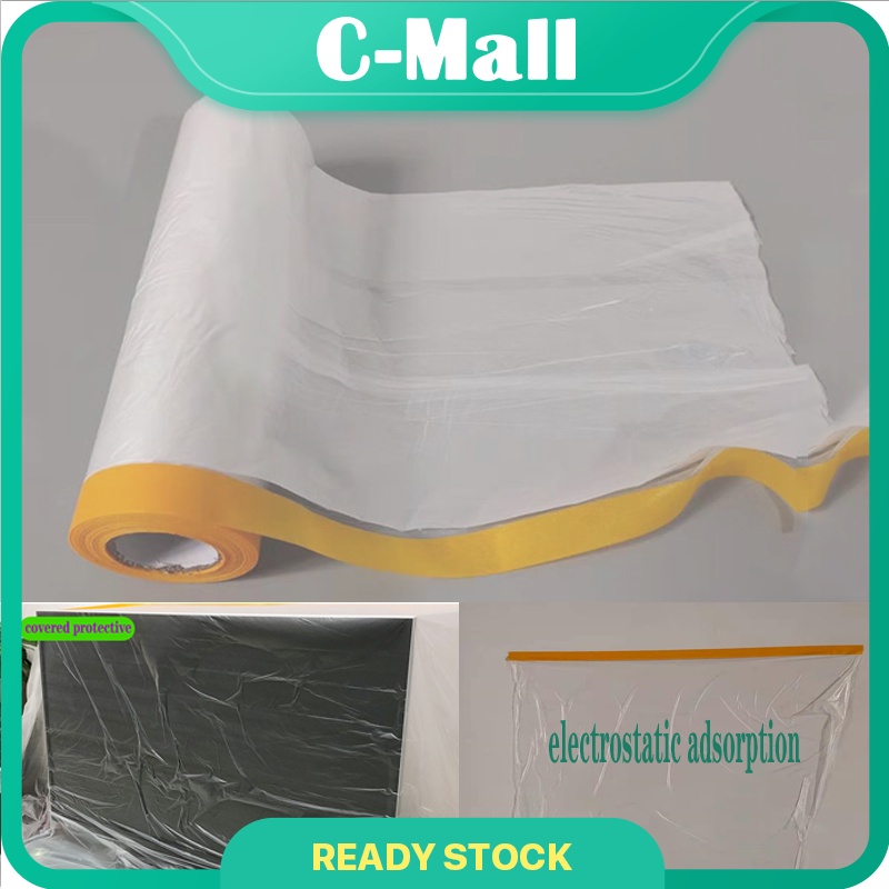C-Mall Furniture Sofa Dust Proof Film Plastic Cover Home Protective ...