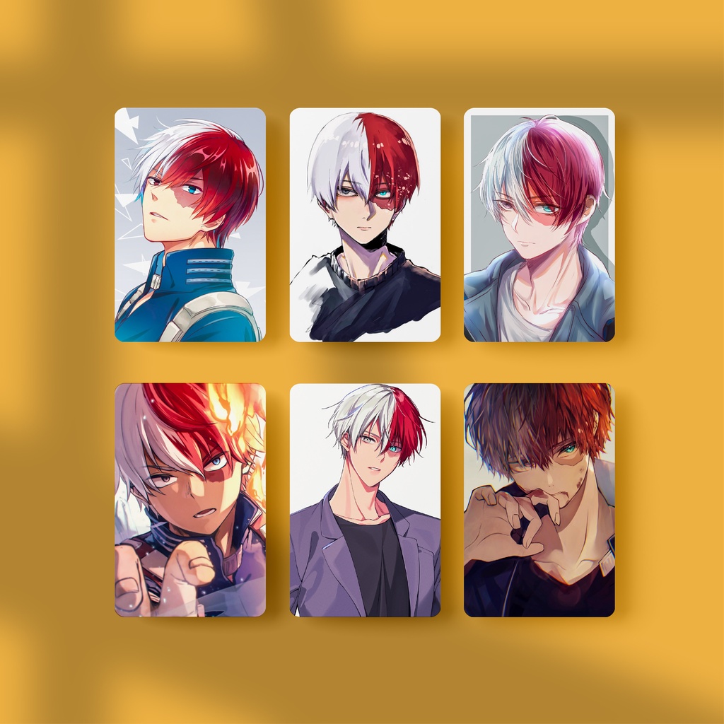 [Photo Card] Shoto Todoroki My Hero Academia Anime Bo Corner Card ...