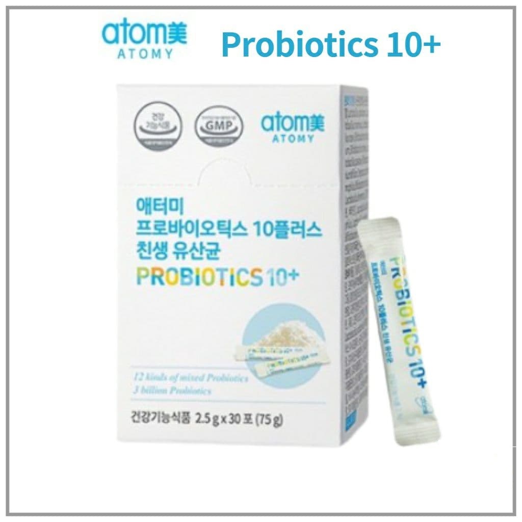 Atomy Probiotics 10+ Plus Korea 益生菌 (30 packets ×1 small box) Ready ...