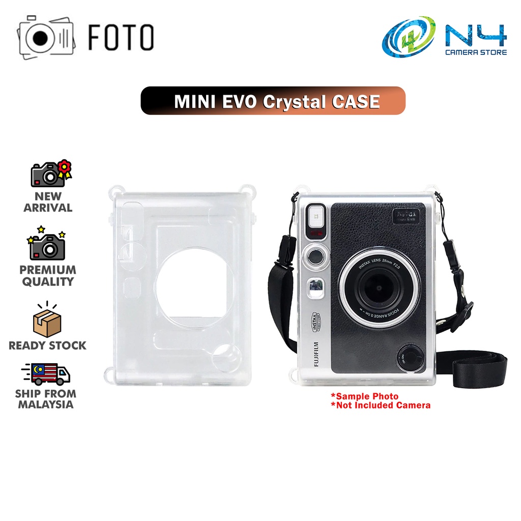 FOTO for Fujifilm Instax Mini EVO Instant Film Camera Crystal Case ...