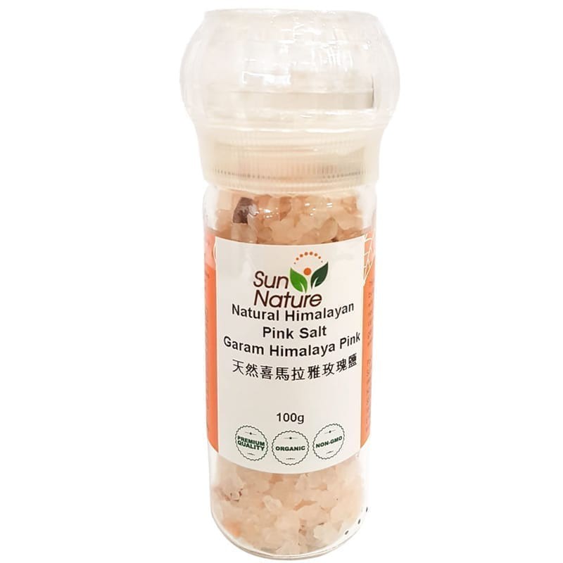 Sun Nature Himalayan Pink Salt 100g (Grinder) | Shopee Malaysia