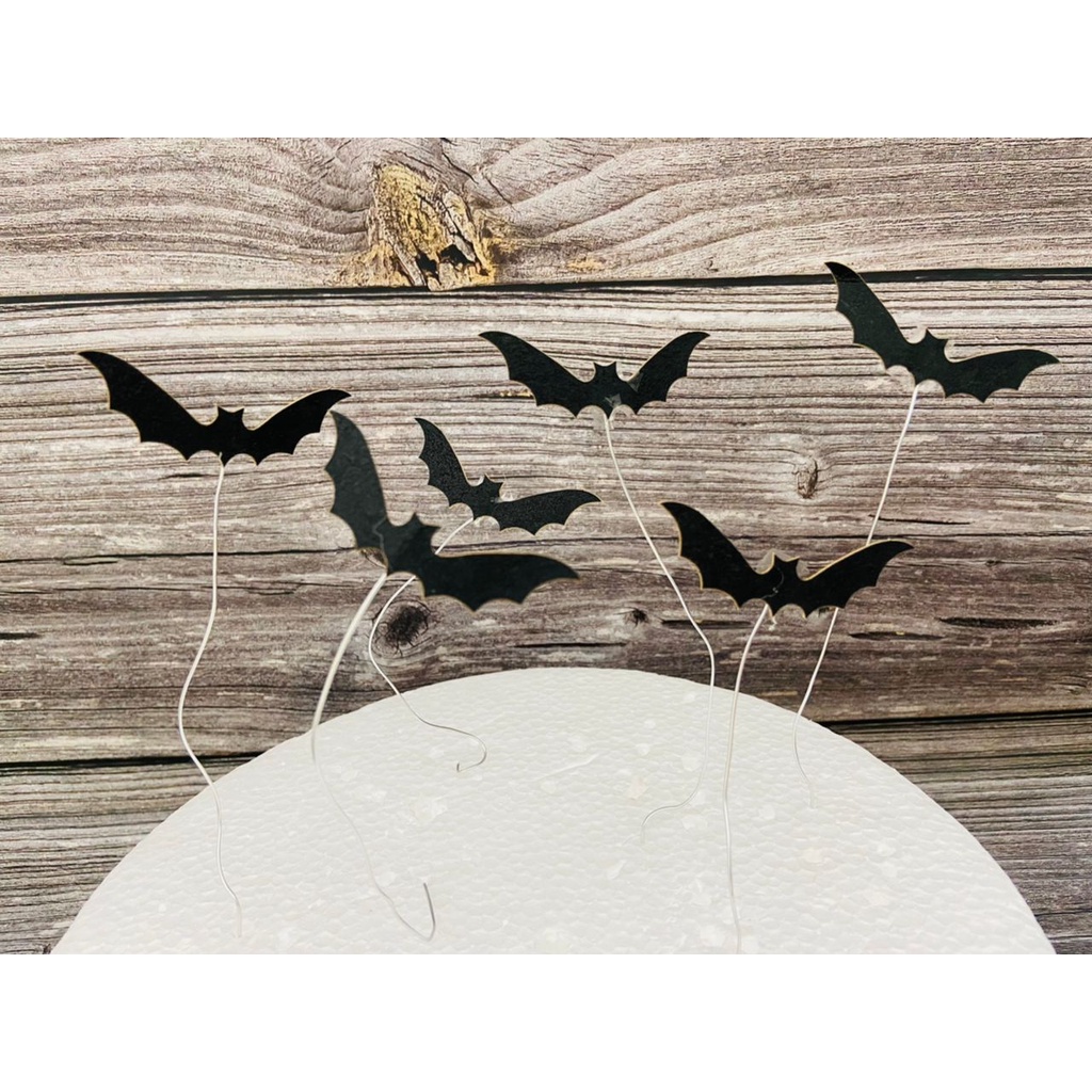 Cake Decoration Cake Topper Bats Mini Bats Cake Topper 7pcs per set ...