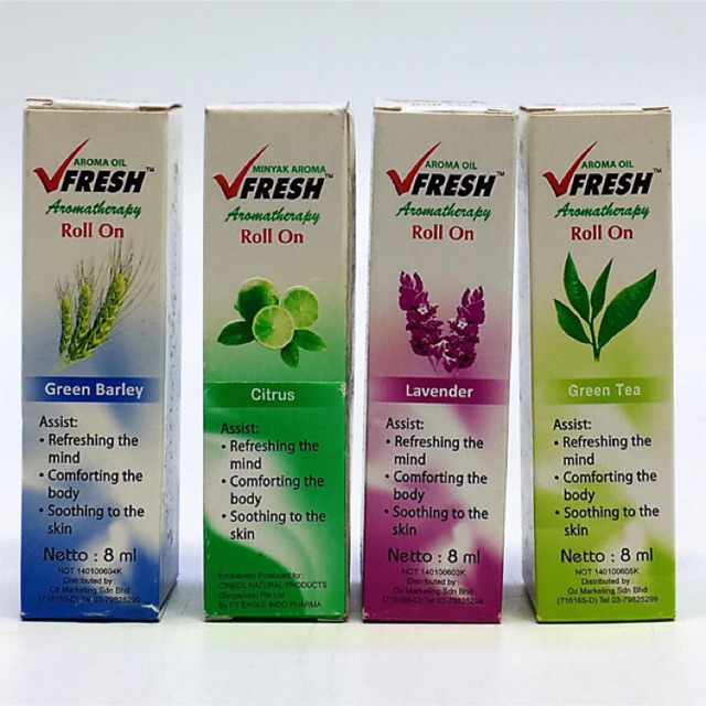 VFRESH AROMATHERAPY roll on 8 ml | Shopee Malaysia