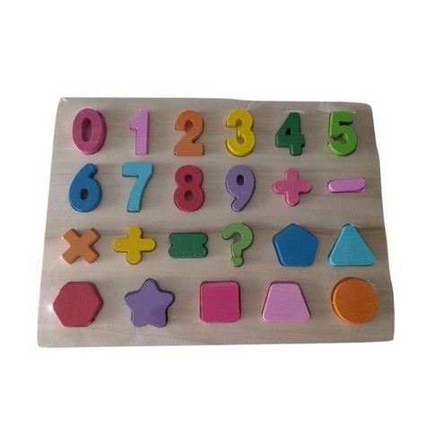 TOS Colorful 3D Embossed Chunky Alphabet Letter Abc Number Shape ...