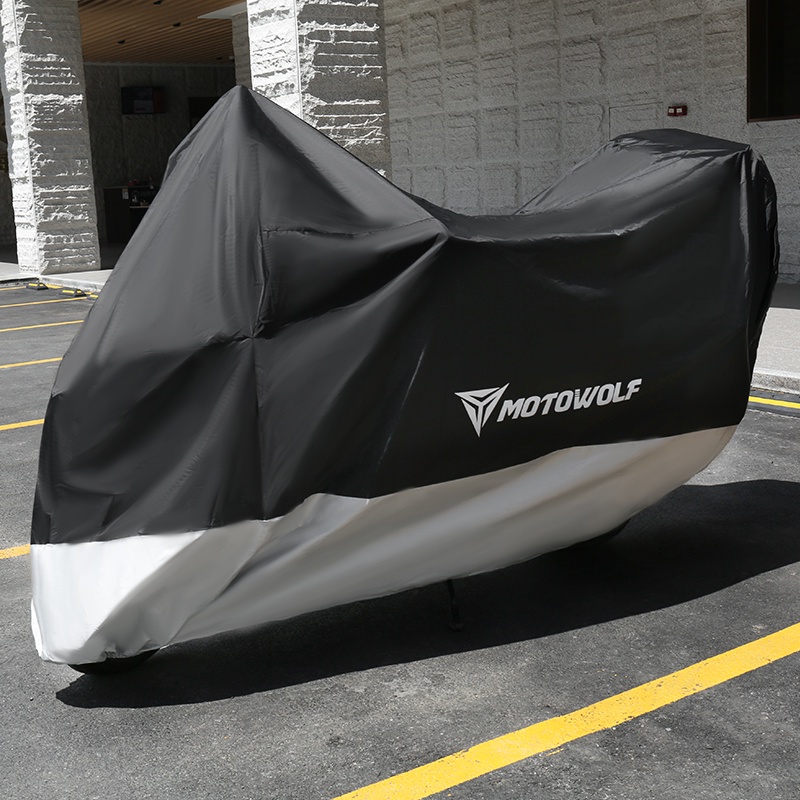 MOTOWOLF Motorcycle Cover Waterproof Cover Penutup Motorsikal Yamaha ...