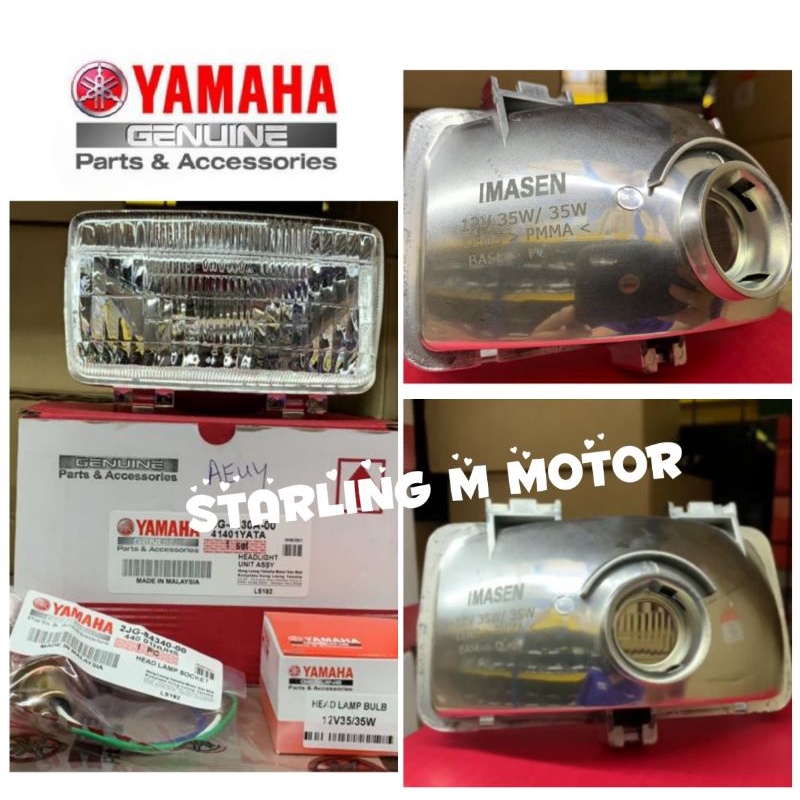 STARLING M ORIGINAL 2JG-8430A-00 YAMAHA Y100 Y110 HEAD LAMP IMASEN SET ...
