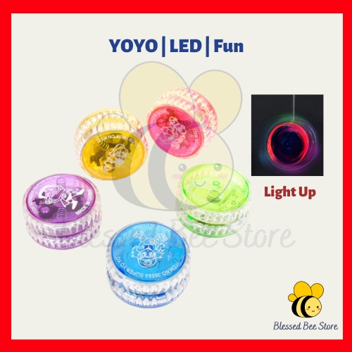 LED Light YoYo Toy Luminous yoyo Mainan Yoyo Yoyo Ball Creative Hobby ...