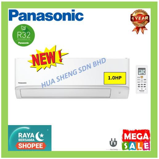 PANASONIC 1.0HP Standard Non-Inverter R32 Air Conditioner CS-PN9WKH-1 ...