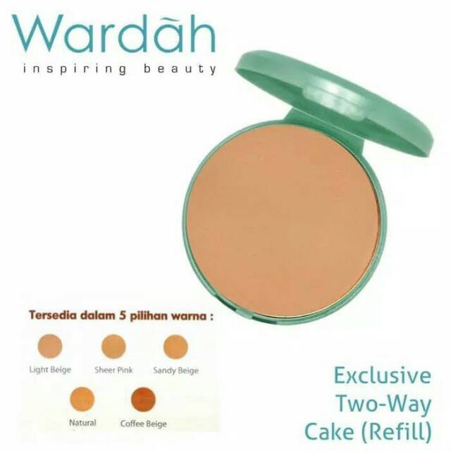 Wardah Exclusive Twc powder Refill / Wardah Exclusive Two Way Cake ...