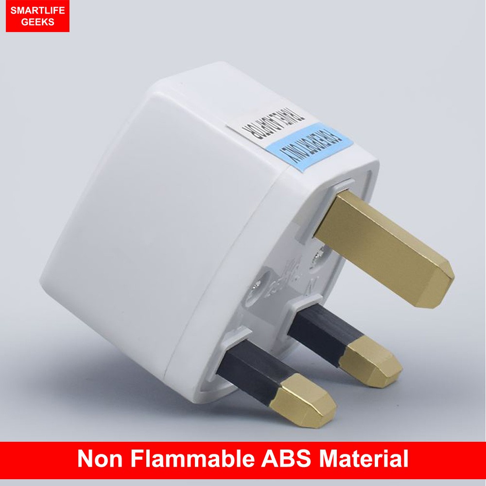 Universal 3 Pin Plug Adaptor 2 Pin US EU CHINA Korea Indonesia Multi ...
