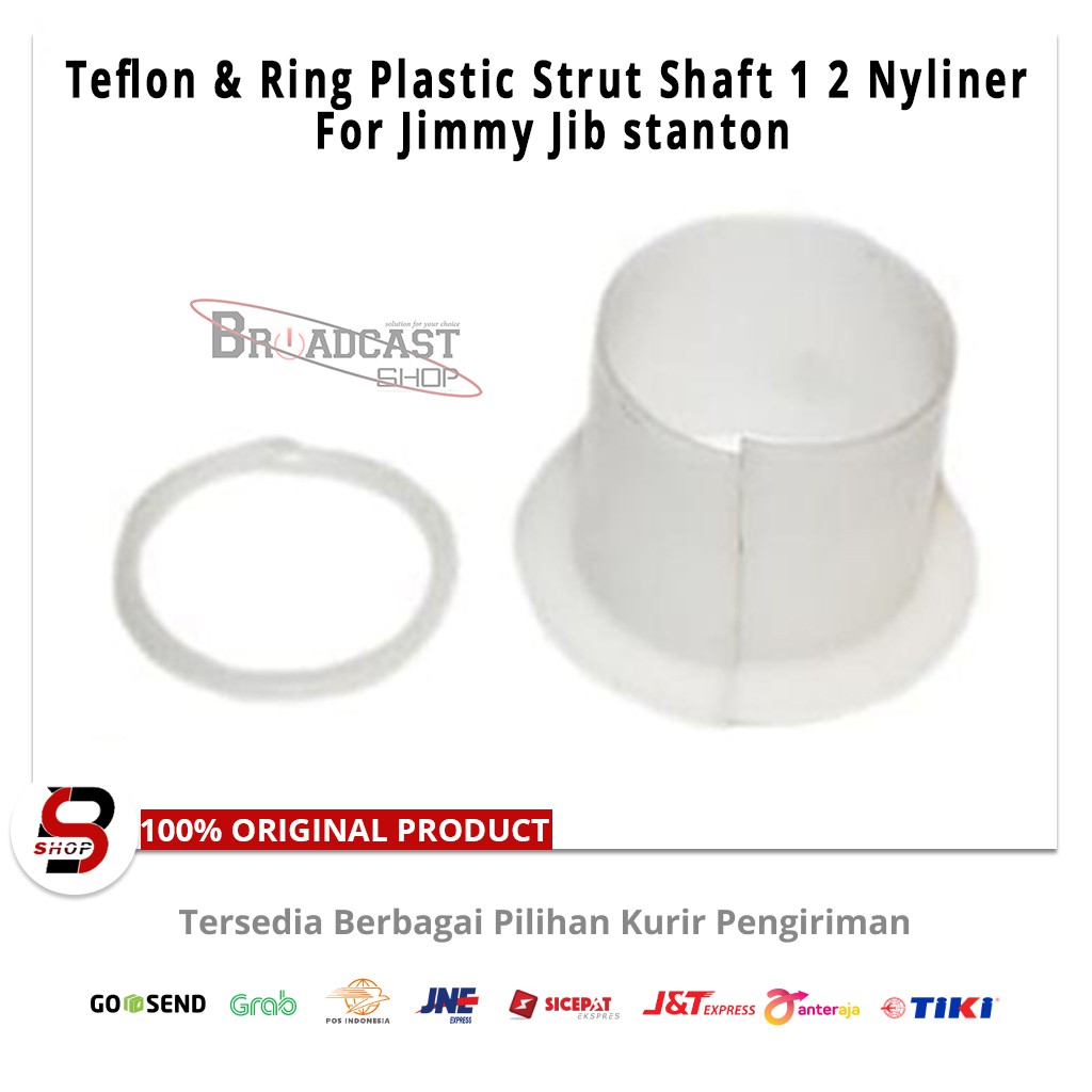 Teflon & Ring Plastic Strut Shaft 1/2" Nyliner For Jimmy Jib stanton ...