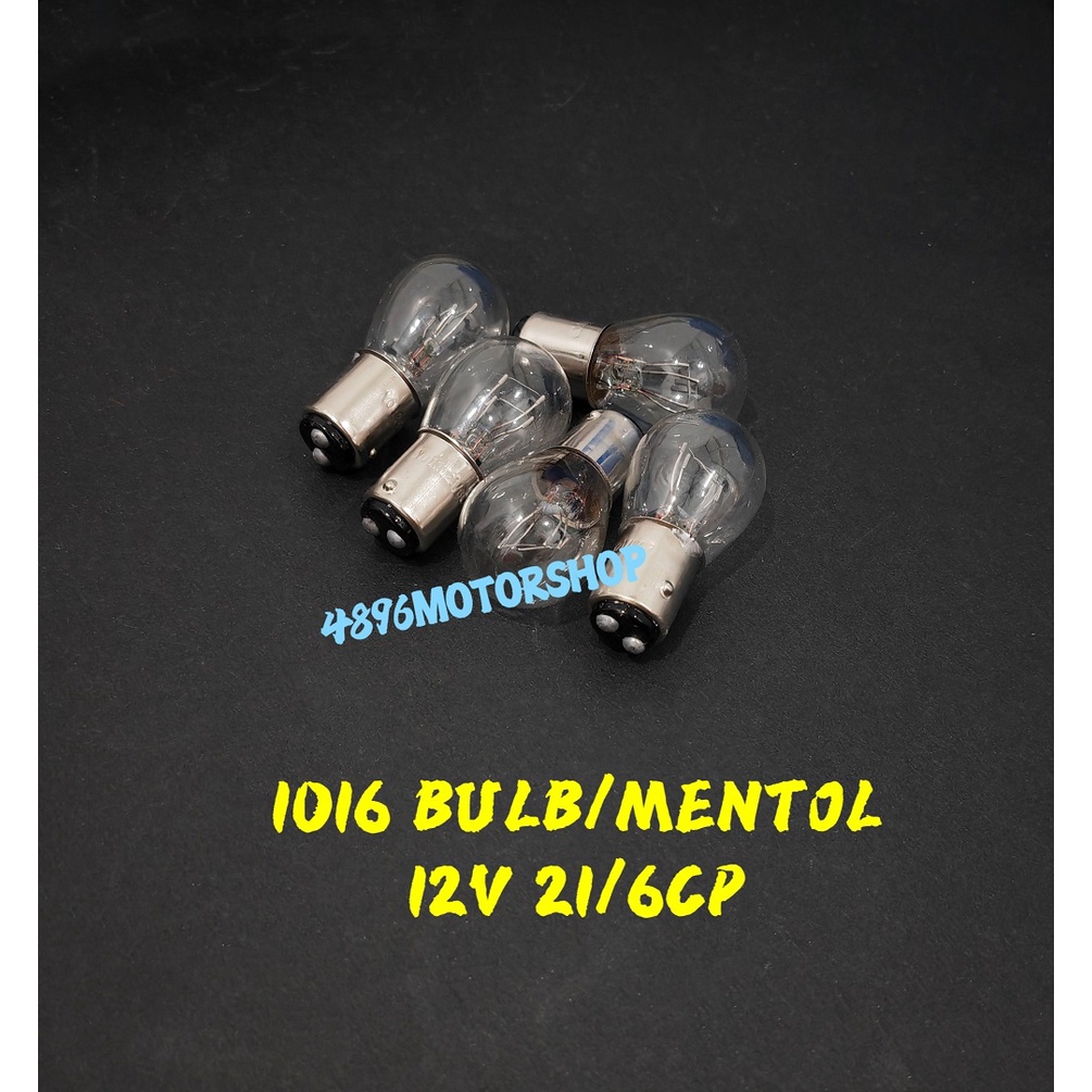 UNIVERSAL 2 LEG 2 KAKI REAR TAIL LAMP BRAKE BULB MENTOL 1016 12V 21/6CP ...