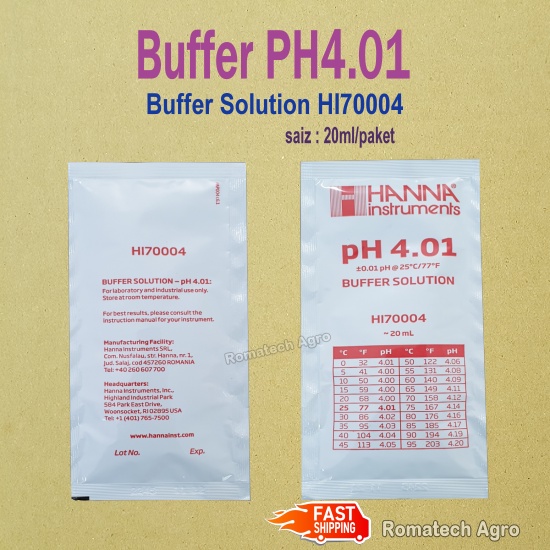 20ml Buffer Solution PH4.01 for PH Meter Calibration | Shopee Malaysia