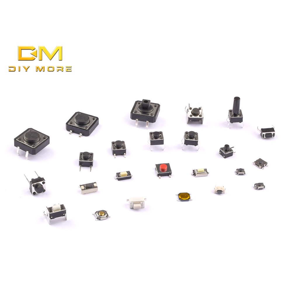 DIYMORE 25 kinds of 125 5 tact switches of each kind Small key switch ...