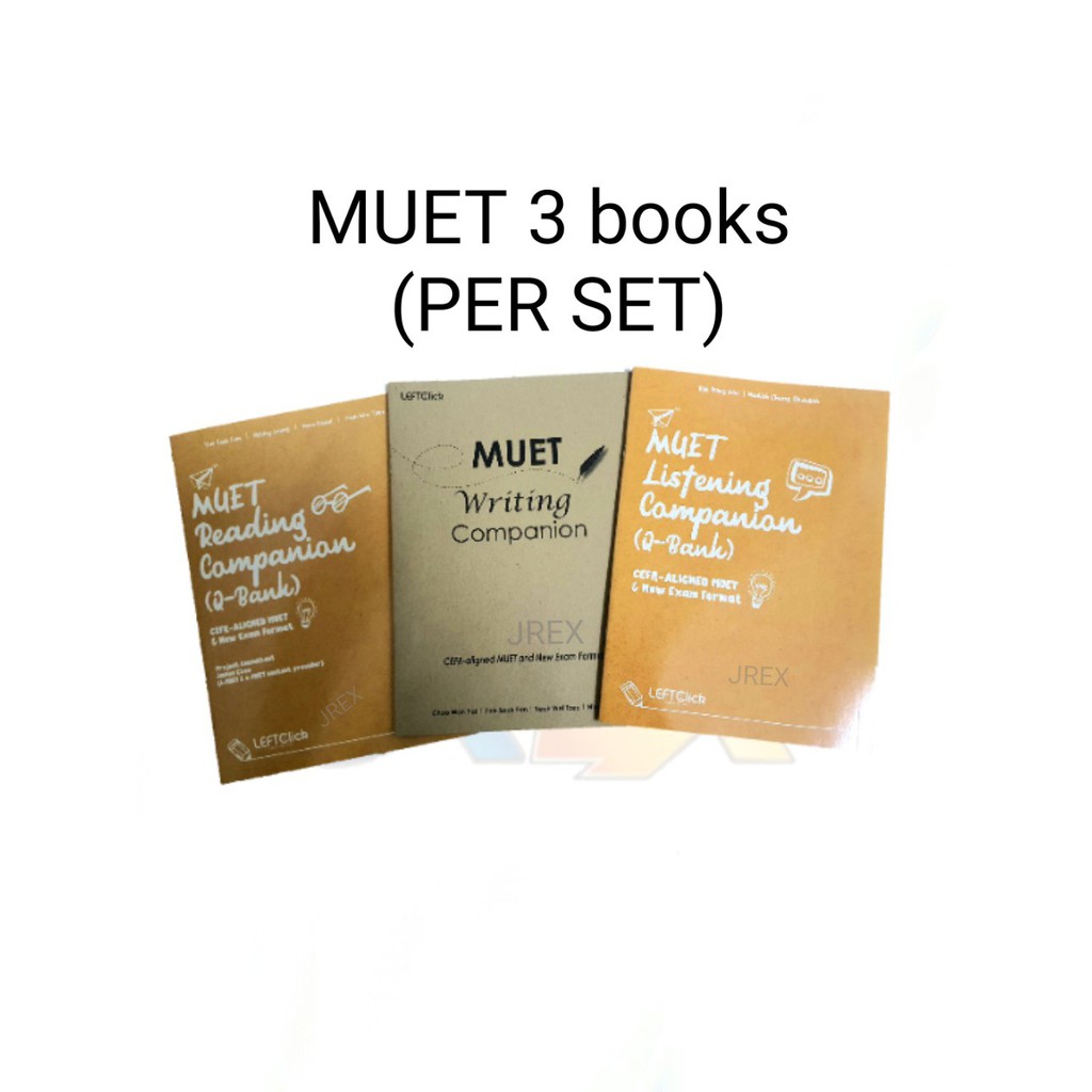 Best Seller (3pcs) NEW CEFR MUET (WRITING + READING + LISTENING ...