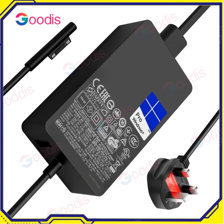 Penyesuai 44w Microsoft Surface Pro Adapter Charger for Pro 7 5 4 3 8 9 ...
