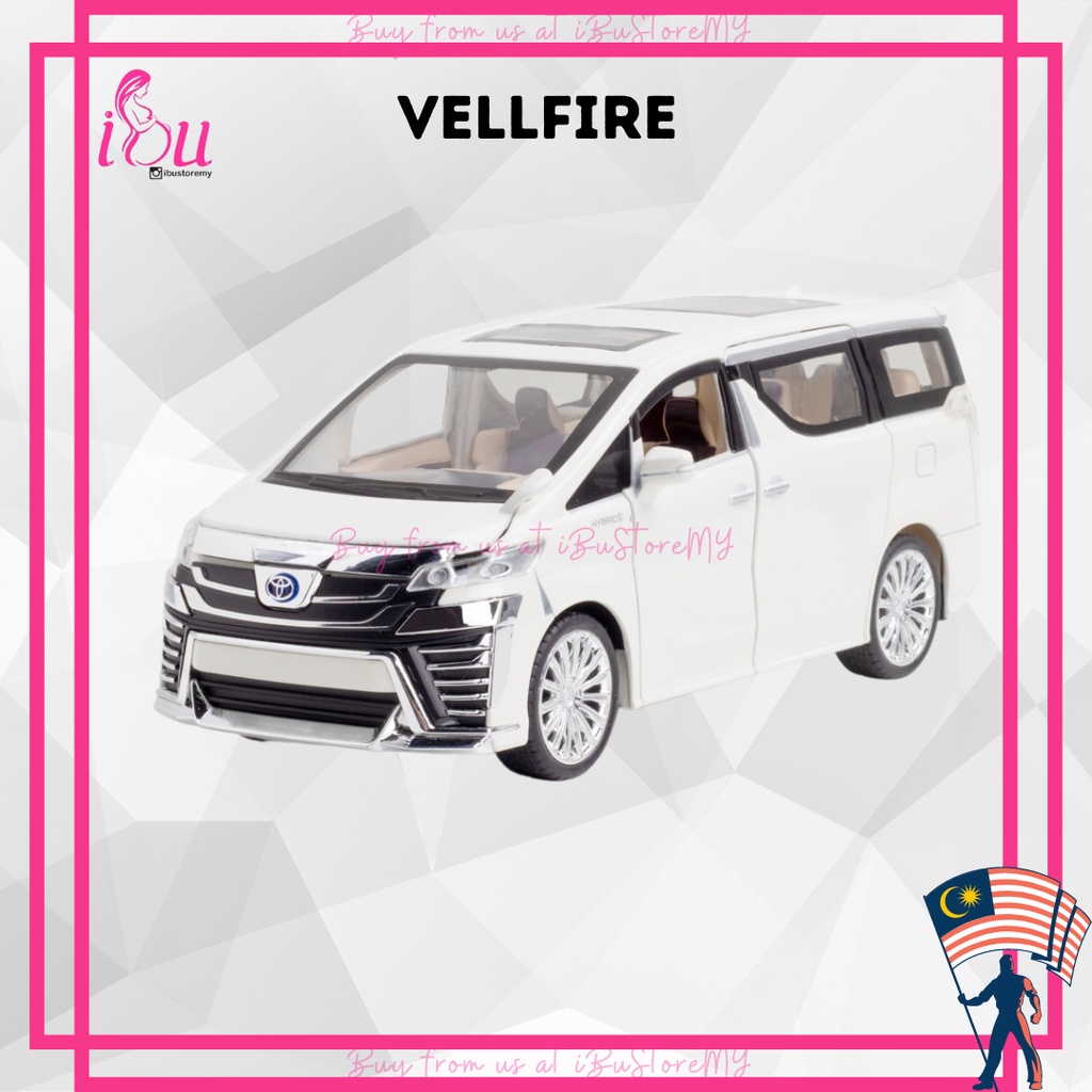 Toyota Alphard Vellfire Velfire 1:24 Scale Diecast Model Die Cast ...