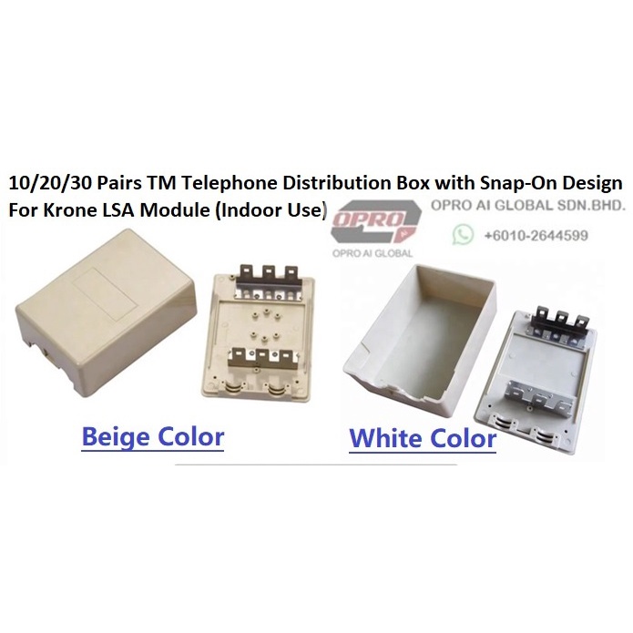 [Test-Passed] 10-30 Pairs TM Telephone Distribution Box / DB Box / PVC ...