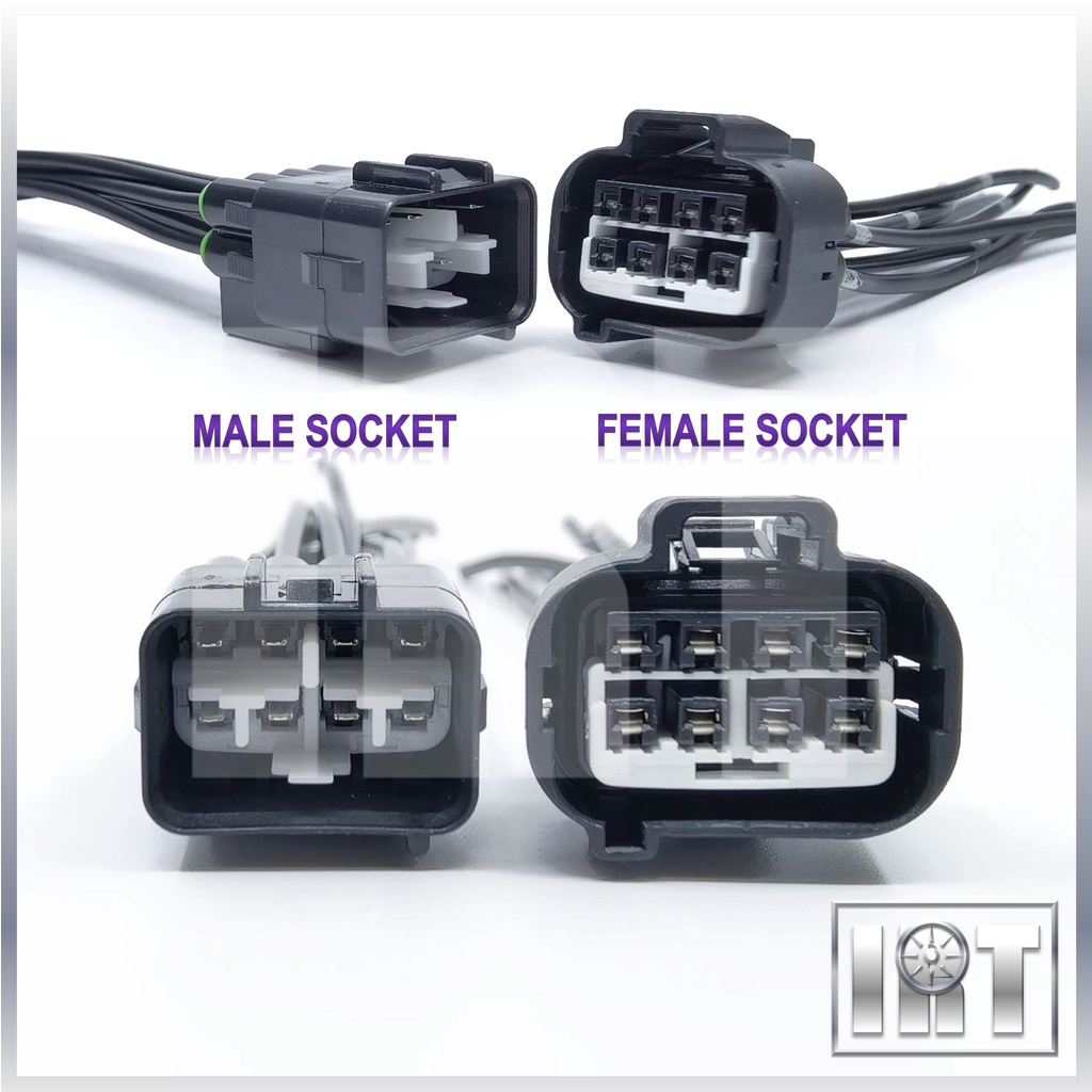 8 Pin HID Headlight ECU Socket Toyota Vitz Estima Alphard Vellfire Vios ...