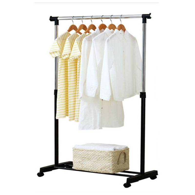 Clothes Horse Rack Hanger Frame Steel Pole Indoor Drying Rak Ampaian ...