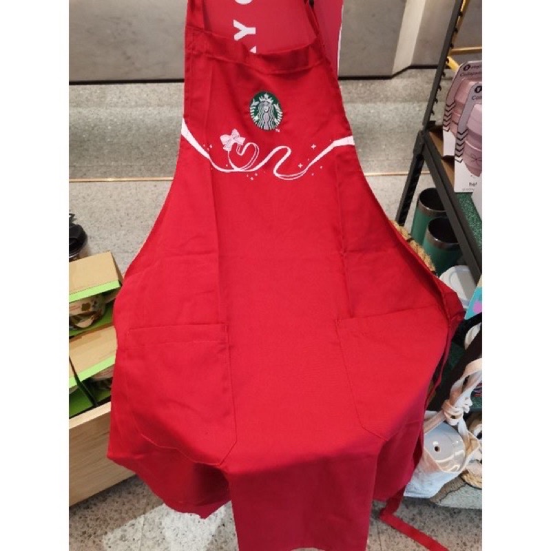 Starbucks Red Apron (Limited edition) | Shopee Malaysia