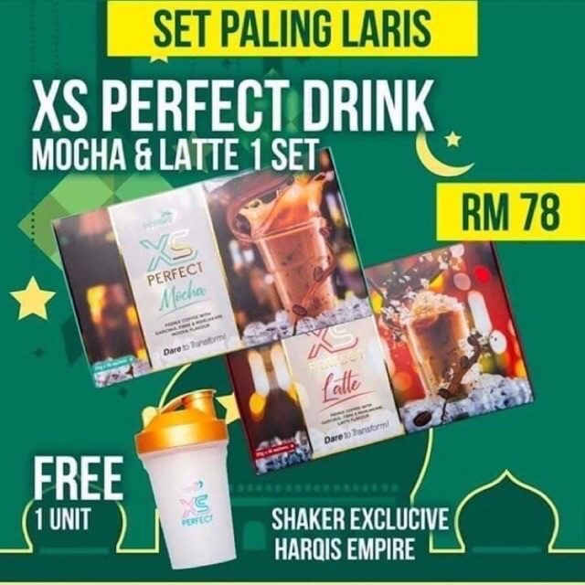 💥ORIGINAL HQ💥 XS PERFECT DRINK Slimming Coffee Weight Management Kopi Kurus | Shopee Malaysia