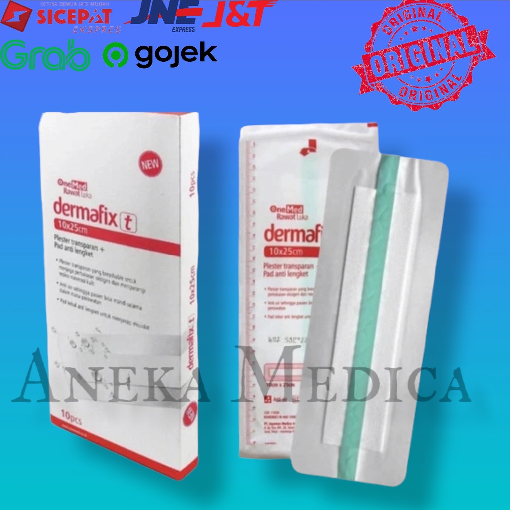 Dermafix 10x25cm onemed surgical wound plaster contains 10 | Shopee ...