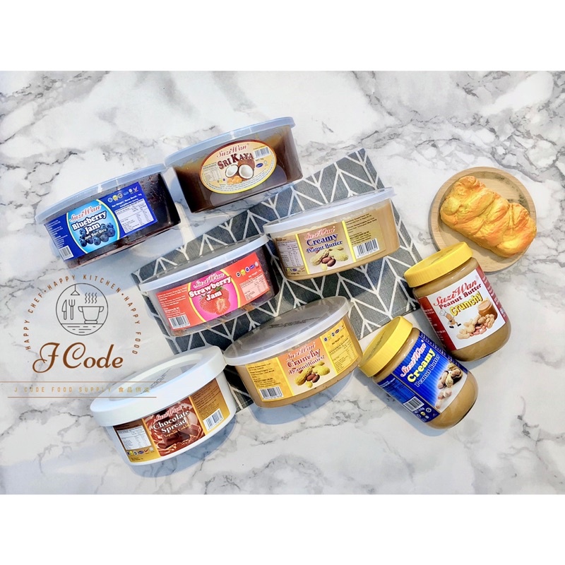 Spread/Creamy Peanut Butter Sri Kaya Chocolate/Roti Waffle Roti Wafer ...