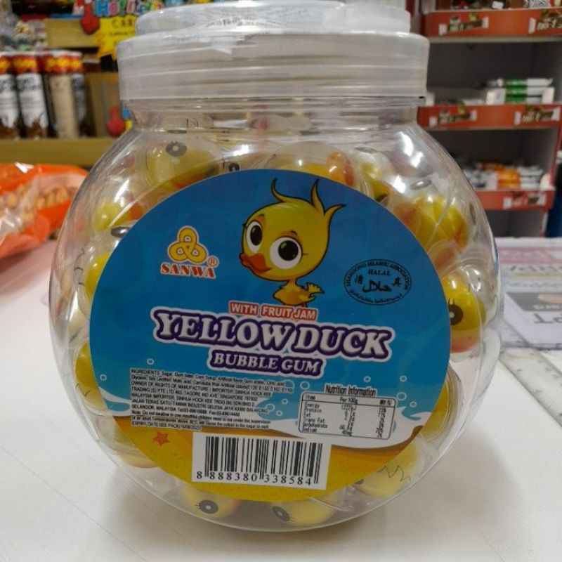 SANWA Yellow Duck Bubble Gum 650g (13g X 50pcs) | Shopee Malaysia