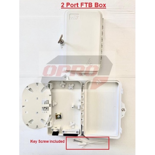 [OUTDOOR 2/4/6 Port] TM-Passed FTTH FTB Wall Mount Unifi / Fiber ...