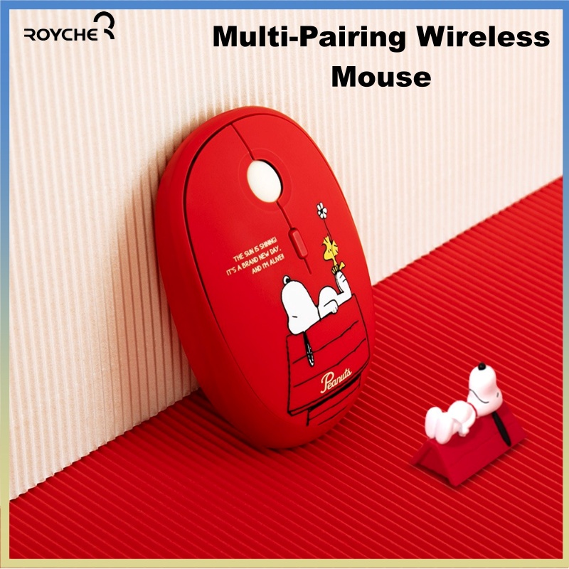 [ROYCHE] Snoopy Multi-pairing Wireless Mouse | Shopee Malaysia