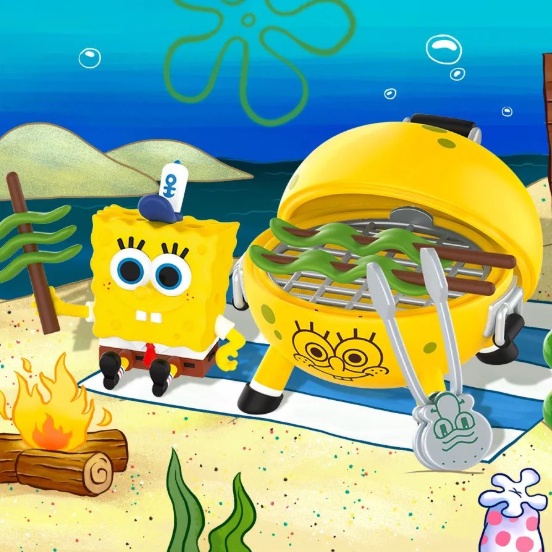 Spongebob Squarepants Picnic Party Series Blind Box POPMART Figure ...