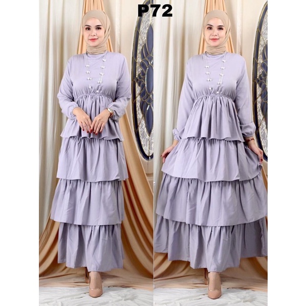 📸HOT DEALS📸DRESS BERTINGKAT EMPAT 😍 SAIZ S TO FITT XXL😍READY STOCK 🍃 ...