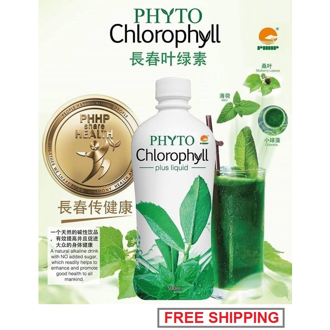 (New Stock Exp 2/27) PHHP Phyto Chlorophyll Plus Liquid 1 Bottle 500ml ...