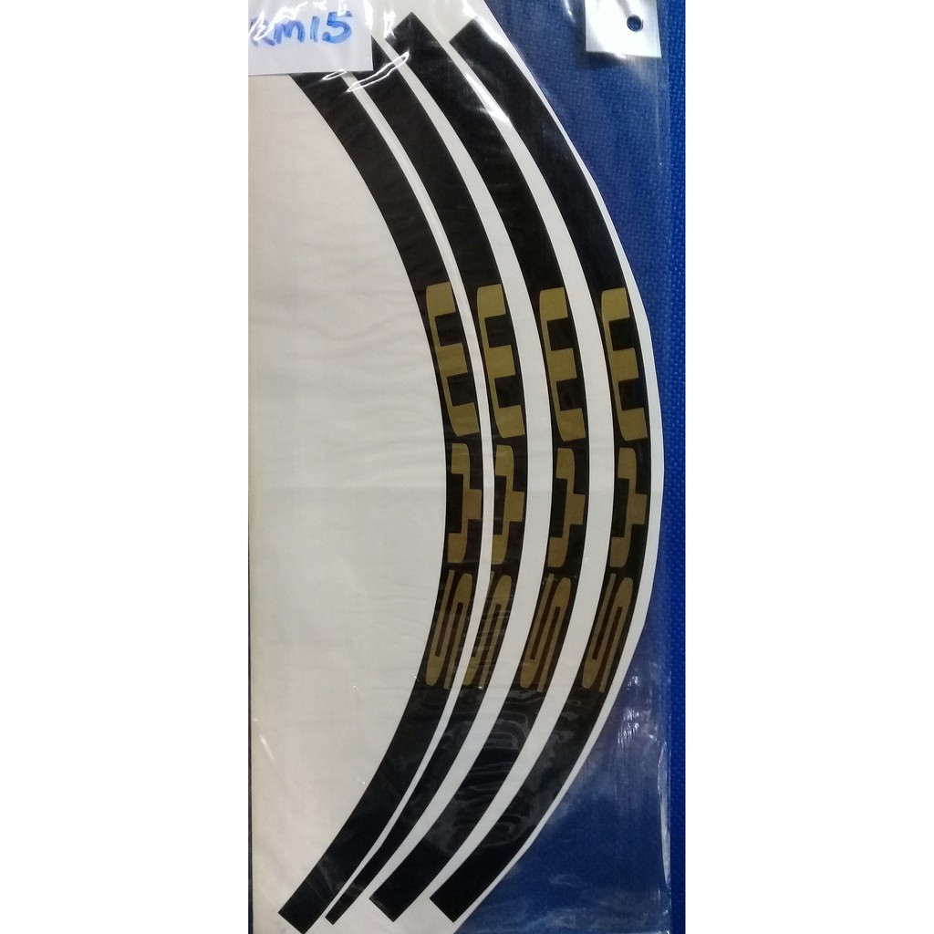 20230826-351 STICKER RIM 17INCH 4PIECES THICKNESS 0.375INCH BRAND ...