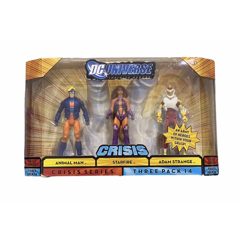 DC Universe Infinite Heroes Crisis Series 3-Pack (Animal Man, Starfire ...