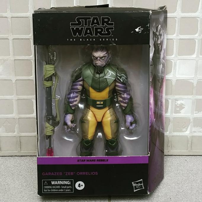 Hasbro STAR WARS REBELS BLACK SERIES GARAZEB ZEB ORRELIOS DELUXE ...