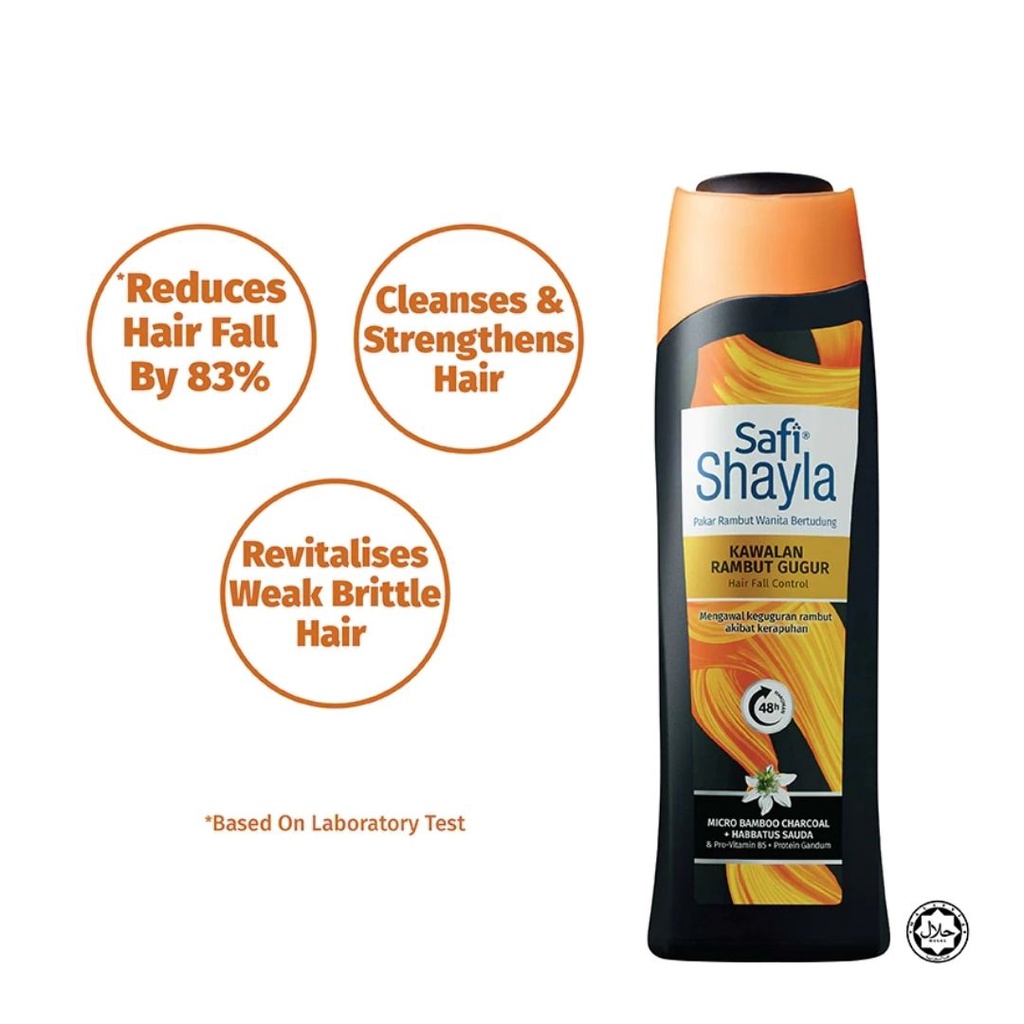 SAFI Shayla Anti Hair Fall Kawalan Rambut Gugur Shampoo / Scalp Mask ...