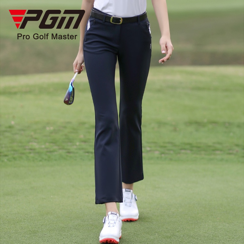 PGM Golf waterproof women mid waist casual flare pant with quick dry ...