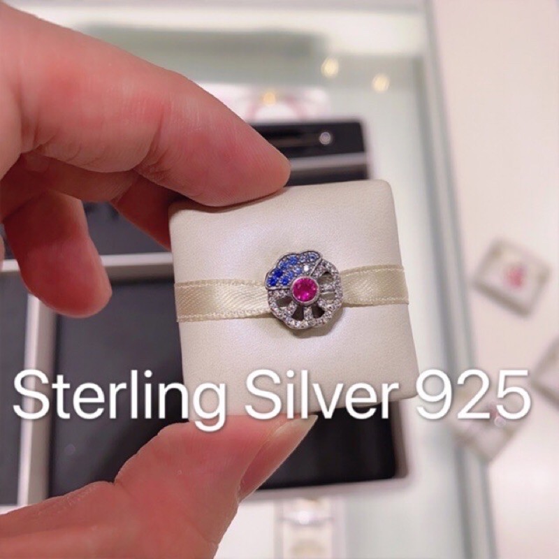 pandora Blue & Pink Fan Charm 798178CZMX ( Some city selling only ...