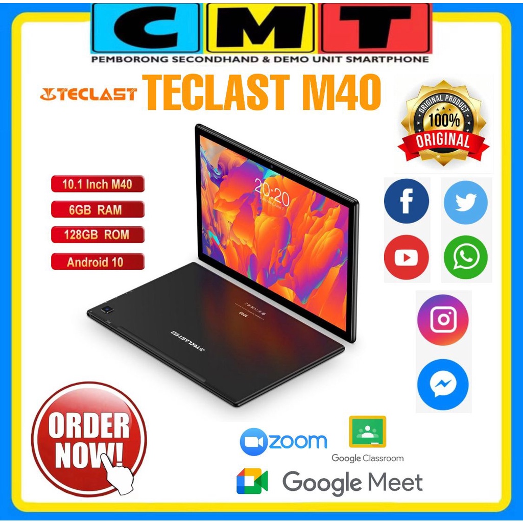 [READY STOCK][100% ORIGINAL] Teclast M40, M40 PRO, M30 4G LTE (6+128GB ...
