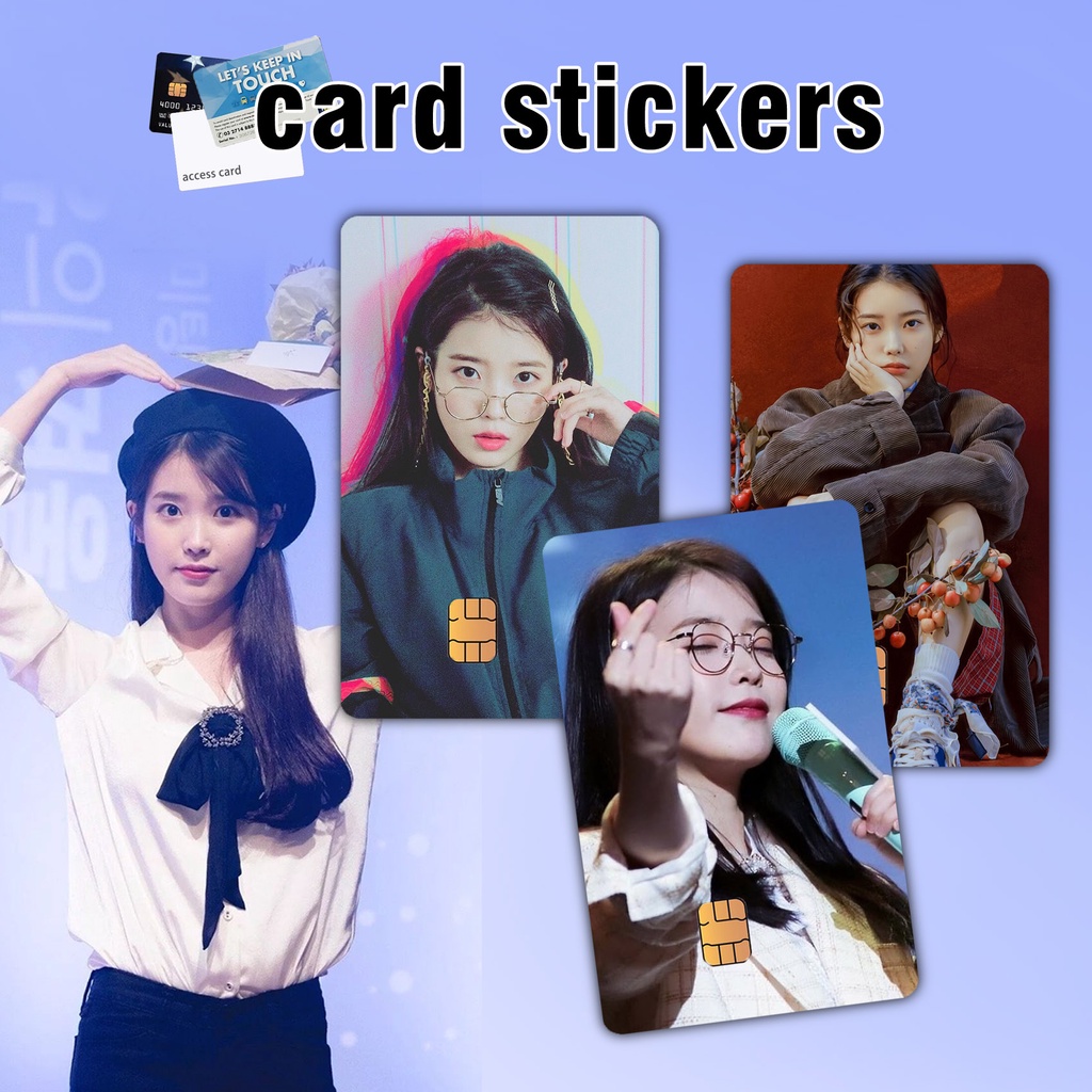 IU CARD STICKER - UAENA - LILAC - U-ANA KAD STICKER - KPOP STICKER ...