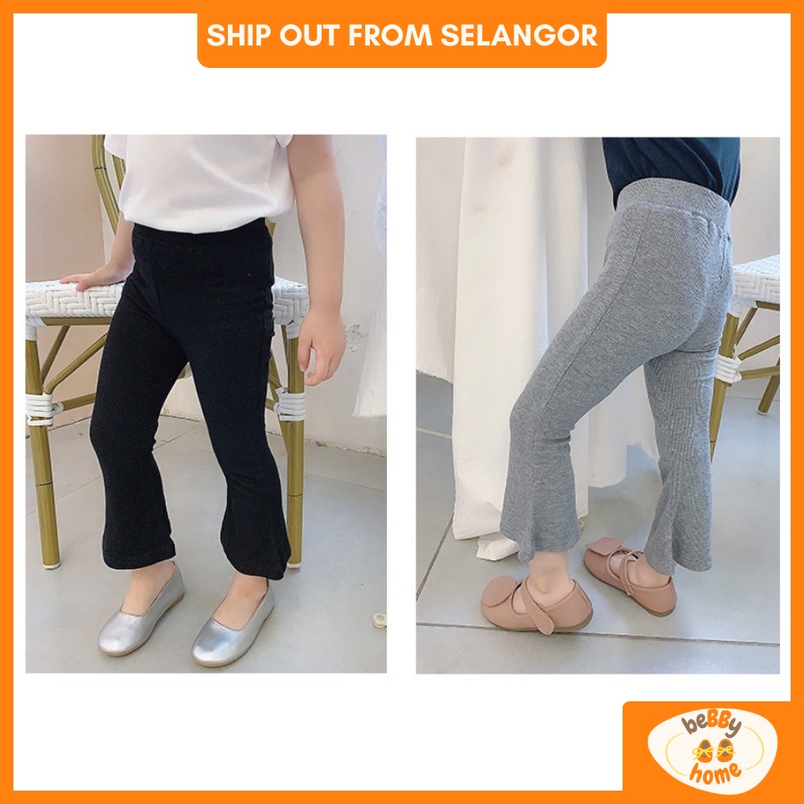 Seluar Budak Perempuan 1-9Y Bootcut Legging Baby Girl Kids Legging ...
