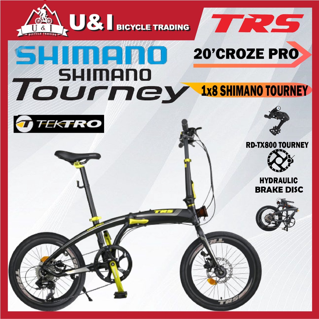 READY STOCK TRS ROVER/CROZE PRO Premium Specs (451) 20” Folding Bike ...