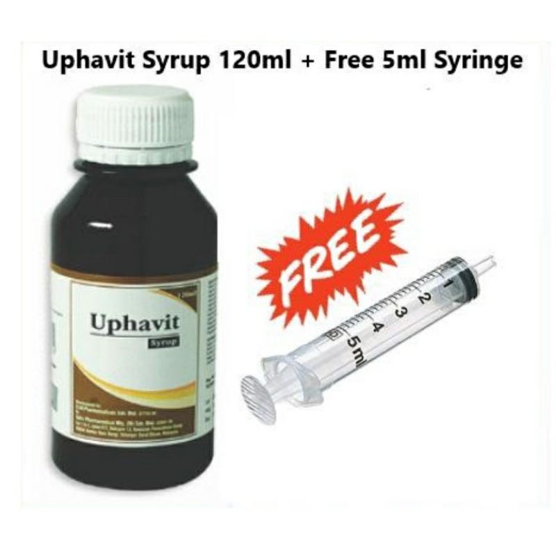 Uphavit syrup 120ML Multivitamin (Free 5ML syringe) | Shopee Malaysia