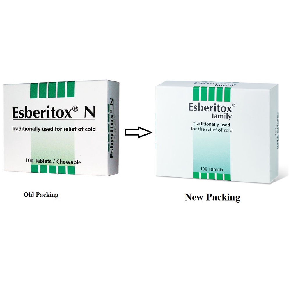 Esberitox N Chewable Tabs - (20's / 5 x 20's) | Shopee Malaysia