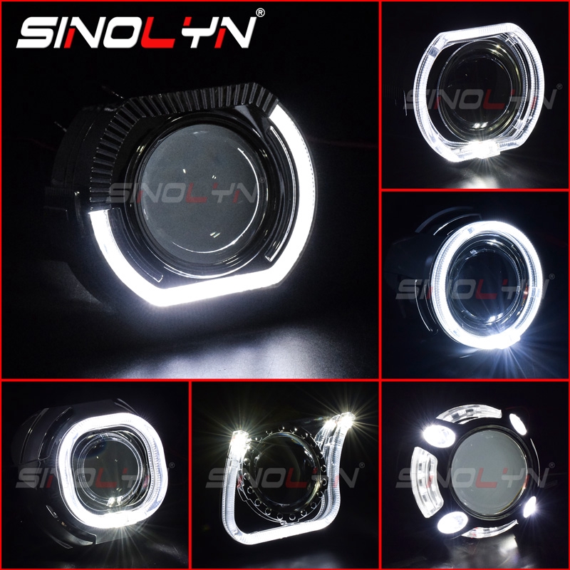 Angel Eyes Shrouds For Bi-Xenon Projector Lens 3.0 Hella 3R/Q5 Mask ...