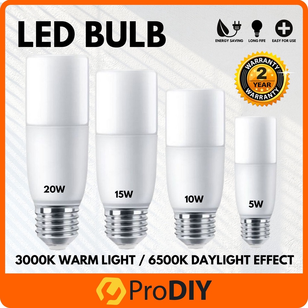 PRODIY 5W 10W 15W 20W LED Bulb 3000K Warm Light 4000K Cool Light 6500K Daylight Effect Light ...